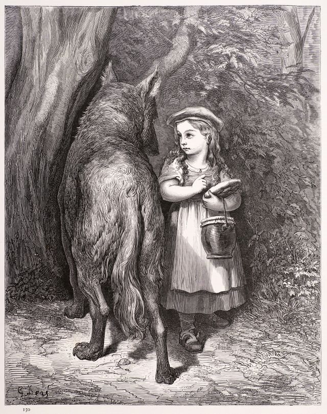 Le petit chaperon rouge des frères Grimm
